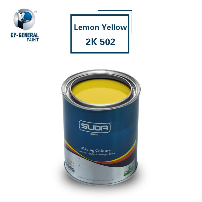 Lemon Yellow Auto 2K Topcoat Automotive Collision Repair And ...